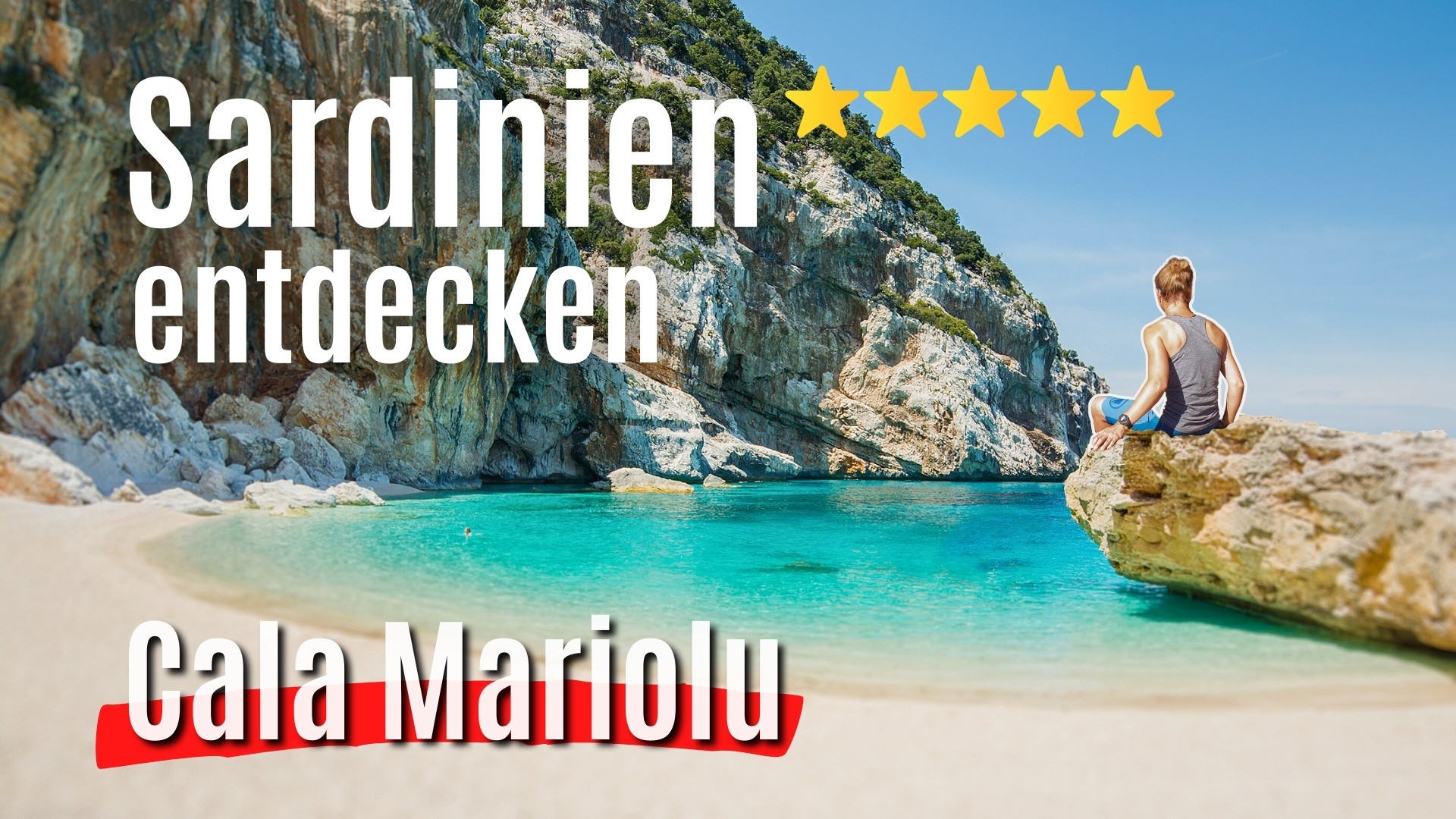 Sardinien ☀️ Cala Mariolu. Traumbucht mit spektakulärem Zustieg ...